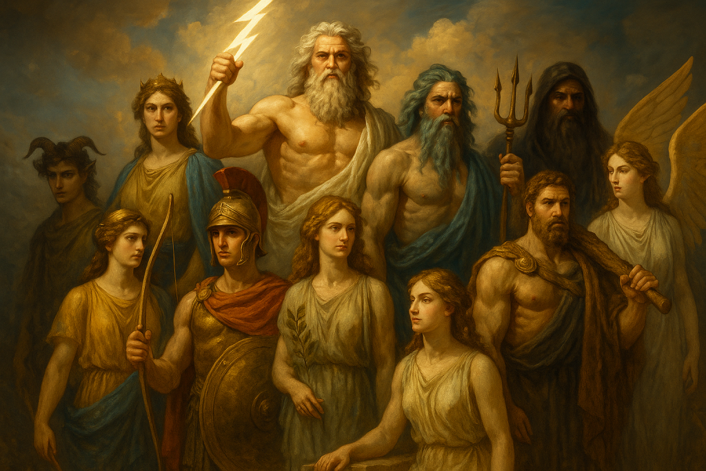 Griechische Mythologie: Alle Götter, Halbgötter, Dämonen und Naturwesen ...